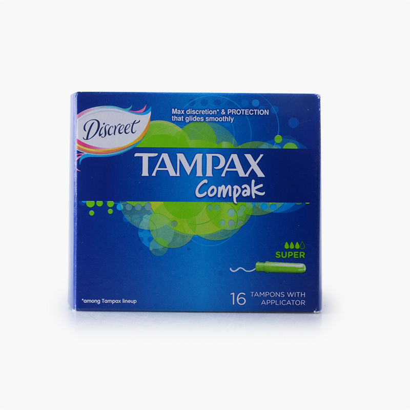 Tampax, 'Compak' Compact Applicator Tampons (Super) x16