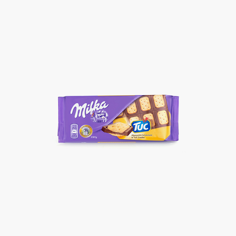 Milka, Chocolate & TUC Cracker 87g