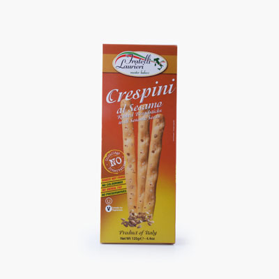 Fratelli Laurieri, 'Crespini' Breadsticks (Sesame) 125g