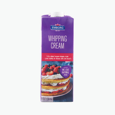 Emborg Whipping Cream 1L - Cream & Sour Cream - Germany