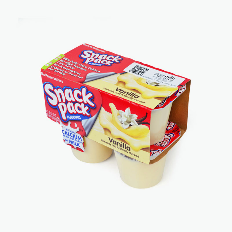 Hunt's, 'Snack Pack' Vanilla Pudding 92g x4