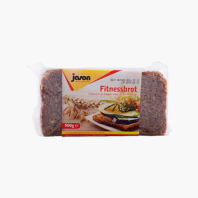 Jason, Whole Grain Fitness Bread (Sliced) 500g