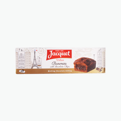 Jacquet Chocolate Chip Brownie 150g - Pastries - France