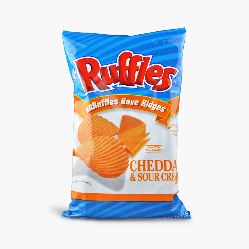 Ruffles, Potato Chips (Cheddar & Sour Cream) 184.2g