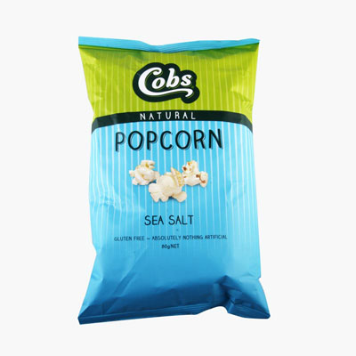 Cobs Sea Salt Popcorn 80g - Chips & Popcorn - Australia