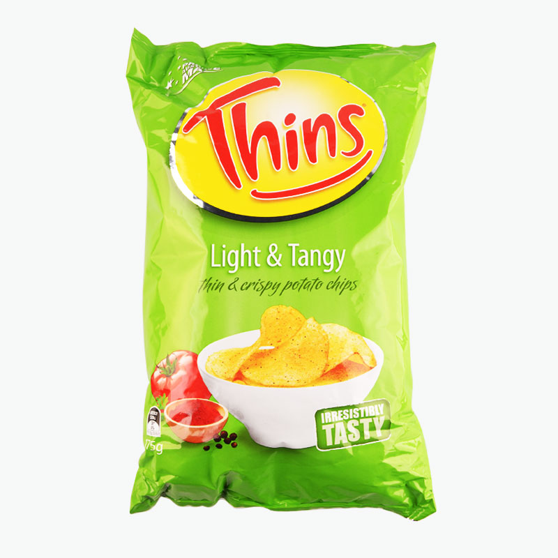 Thins, Potato Chips (Light & Tangy) 175g