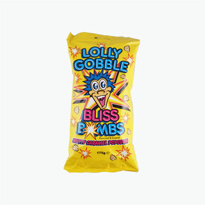 Lolly Gobble Bliss Bombs Crazy Nut Caramel Popcorn 175g - Chips ...