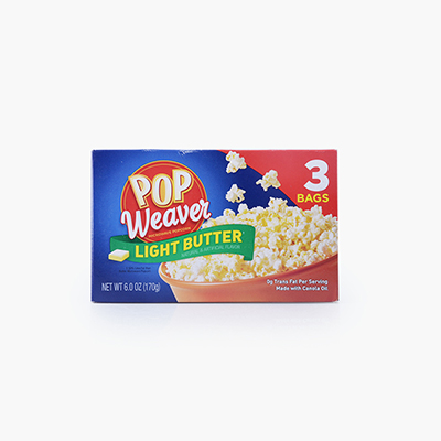Pop Weaver, Microwave Popcorn (Light Butter) 170g