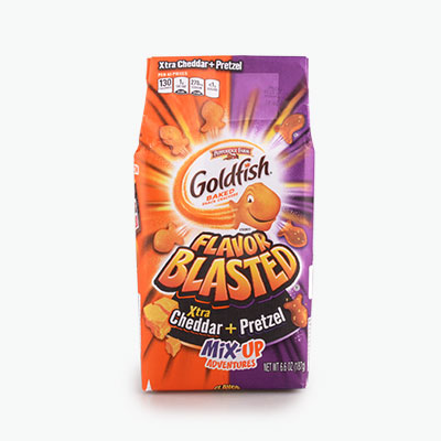 Pepperidge Farm, 'Goldfish' Mix-up Adventures (Pretzel & Xtra Cheddar) 187g