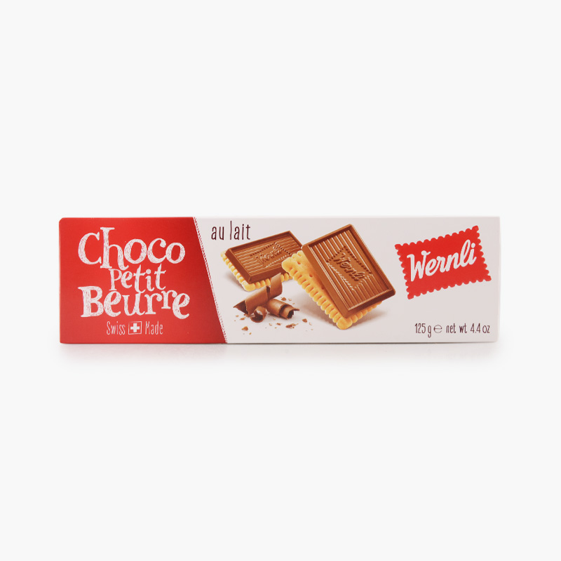 Wernli, 'Choco Petit Beurre' Milk Chocolate Cookies 125g