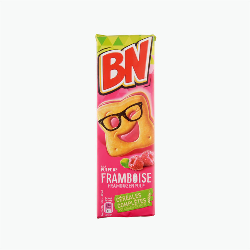 BN, Cream-filled Cookies (Raspberry) x16 295g