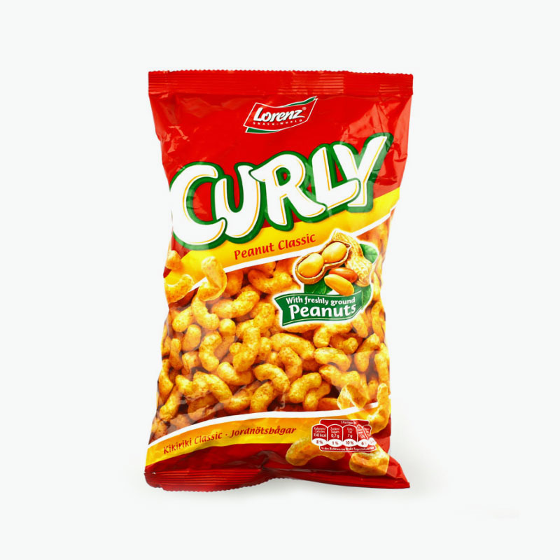 Lorenz, Curly Peanut Puffs 150g