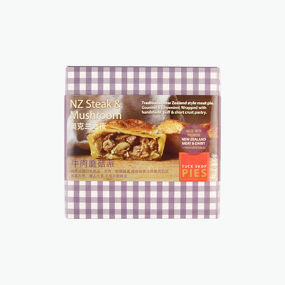 Tuck shop pie NZ Steak & Mushroom Pie 210g
