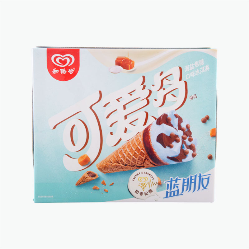 Wall's, 'Cornetto' Caramel Sea Salt Ice Cream (Cone) 66g*6
