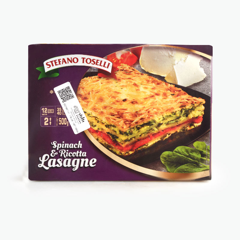 Stefano Toselli, Spinach and Ricotta Lasagna 500g