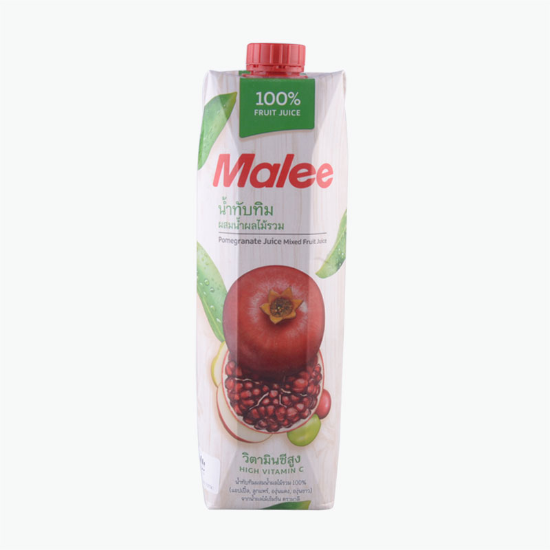 Malee, UHT 100% Pomegranate & Mixed Fruit Juice 1L