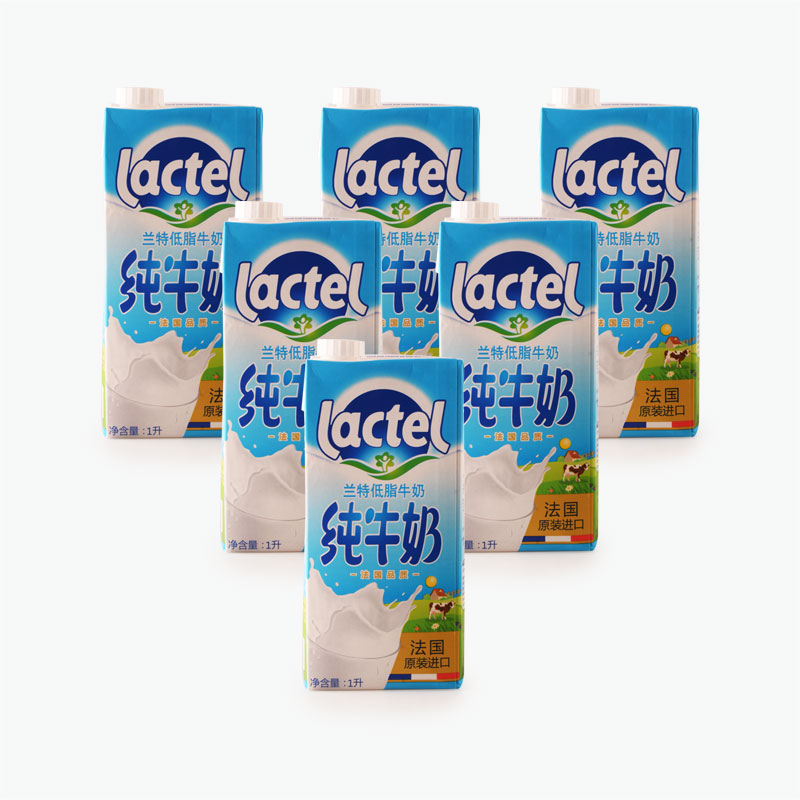 Lactel Semi Skimmed Milk 1L x6