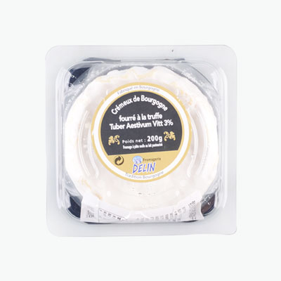 Delin Cremeux De Bourgogne Truffle Cheese 200g - Hard & Soft Cheese ...
