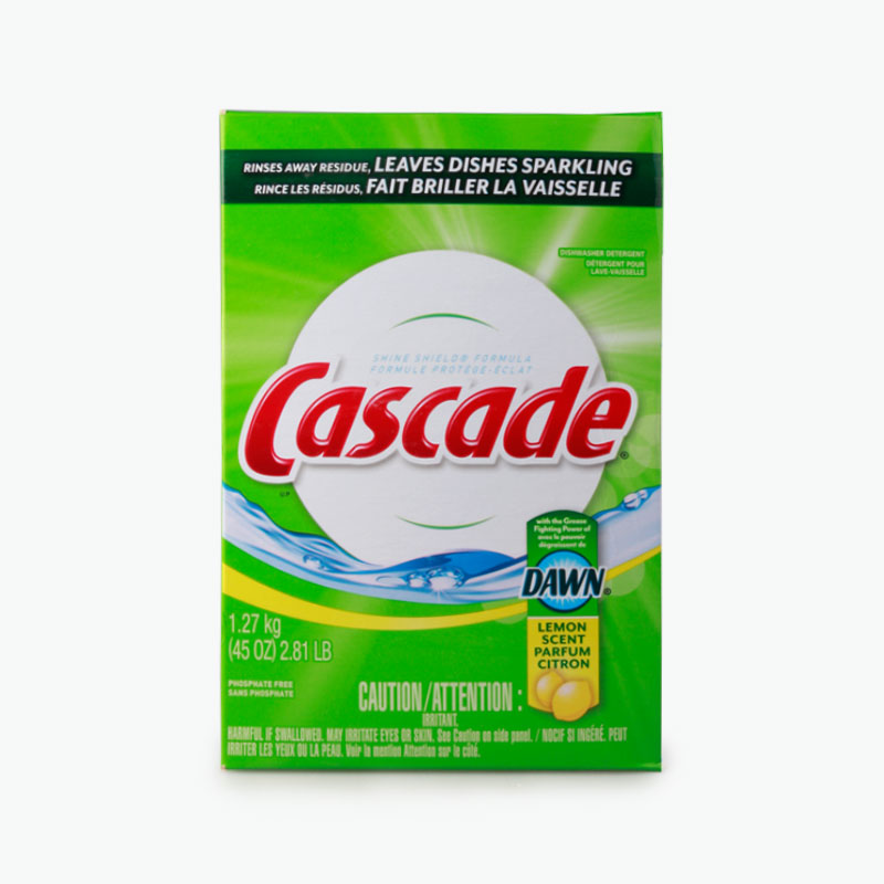 Cascade, Complete Powder Dishwasher Detergent (Lemon) 1.27kg