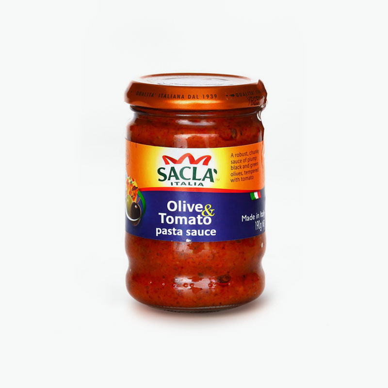 Sacla, Olive & Tomato Pasta Sauce 190g