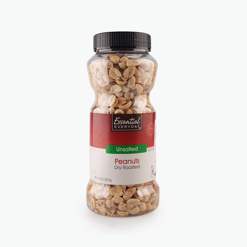 Essential Everyday, Unsalted Dry Roasted Peanuts 453g