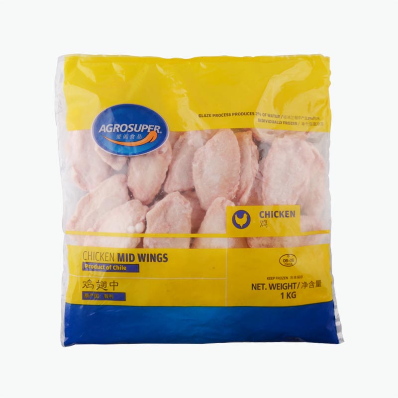 Agrosuper Chicken Mid Wings 1kg