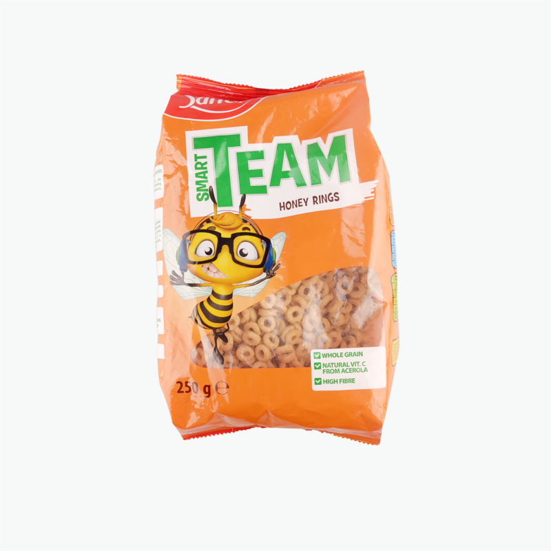 Sante, 'Smart Teens' Breakfast Cereal Honey Rings 250g