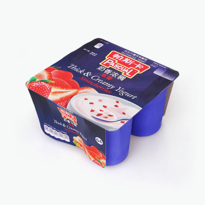 Pascual, Thick & Creamy Strawberry Yogurt 125gx4