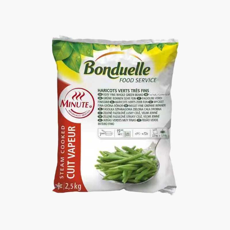 Bonduelle Frozen Very Fine Green Beans 2.5kg