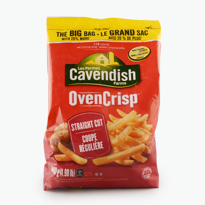 Cavendish Farms, 'OvenCrisp' Strainght Cut Fries 900g