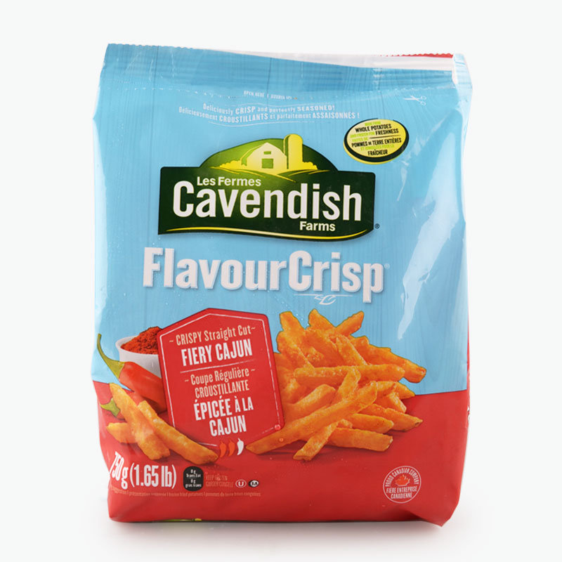 Cavendish Farms, 'FlavourCrisp' Straight Cut Fries (Fiery Cajun) 750g